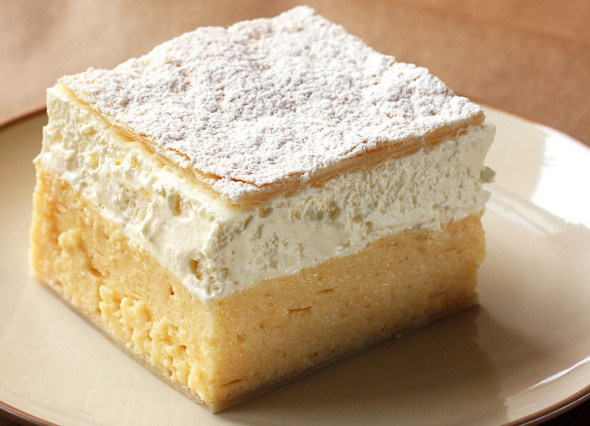 Vanilla Custard Cream Squares – Delish Club