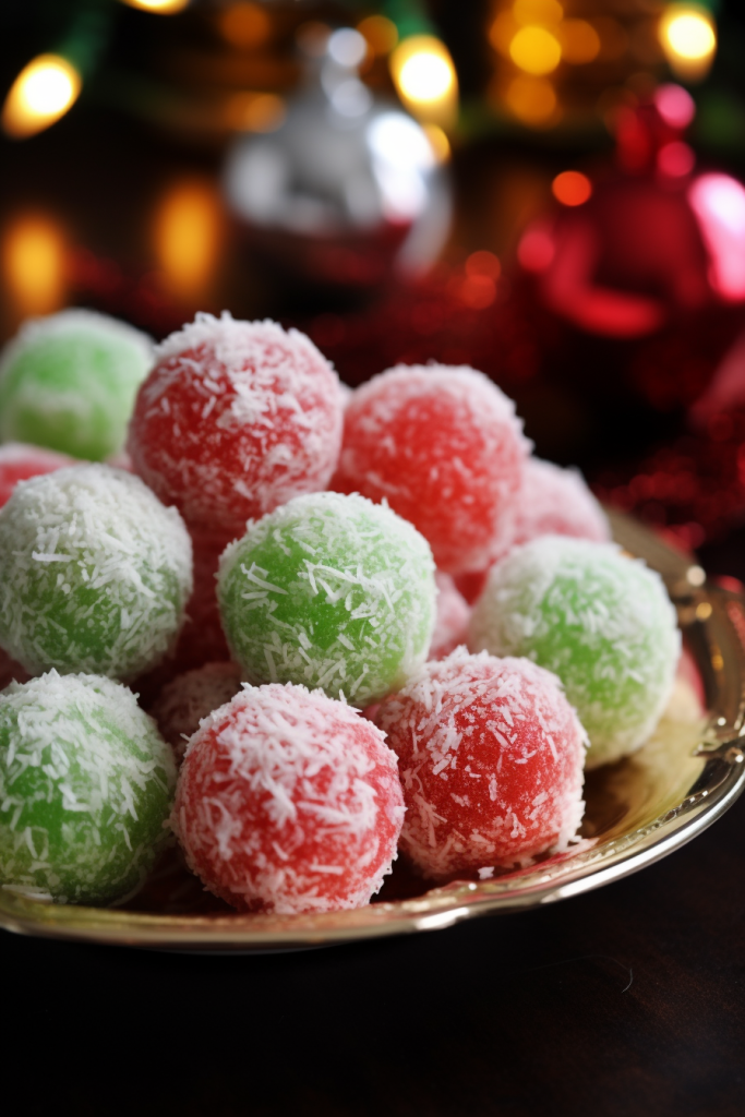 Mom’s Christmas Jello Balls • Delish Club