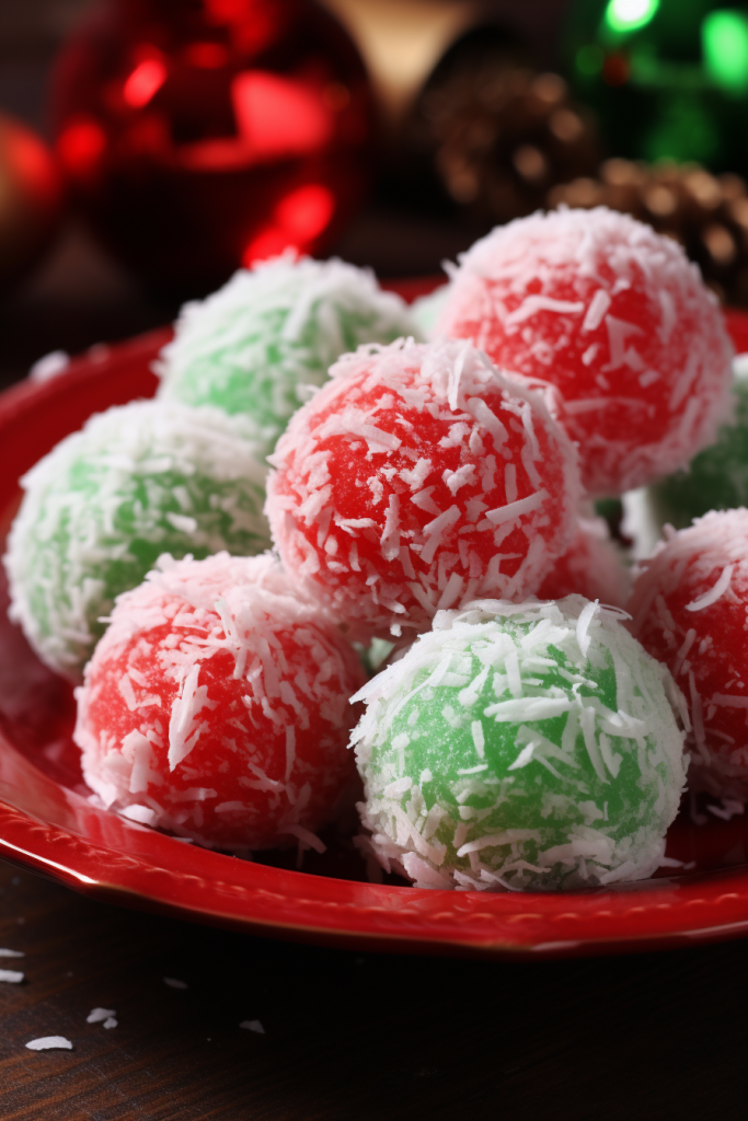 Mom’s Christmas Jello Balls • Delish Club