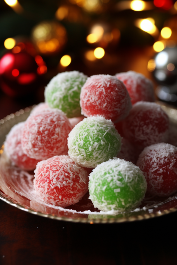 Mom’s Christmas Jello Balls • Delish Club