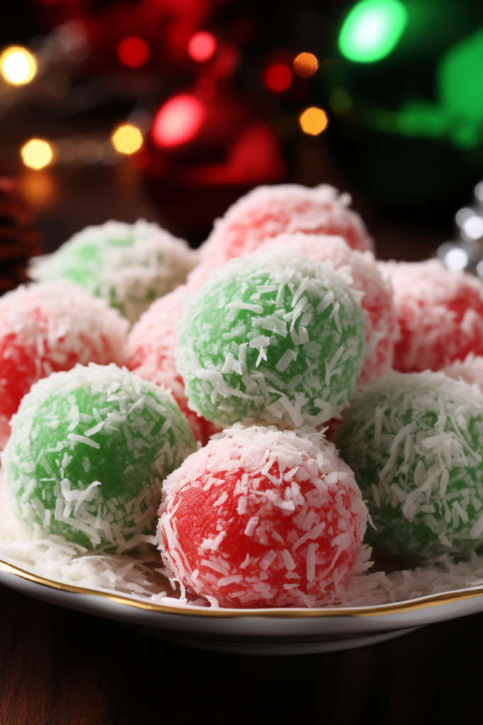 Mom’s Christmas Jello Balls • Delish Club